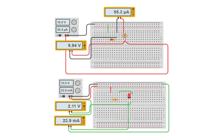 Circuit Design Ldr And Led Tinkercad