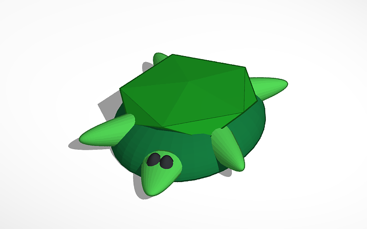 3D design turtle | Tinkercad