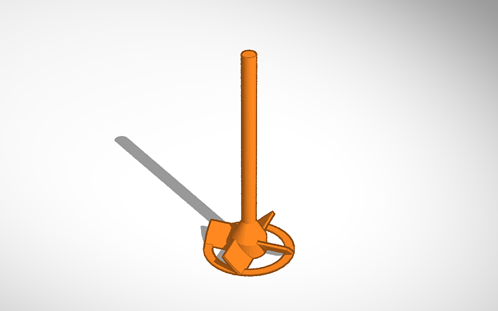 3D design paint stir drill bit | Tinkercad