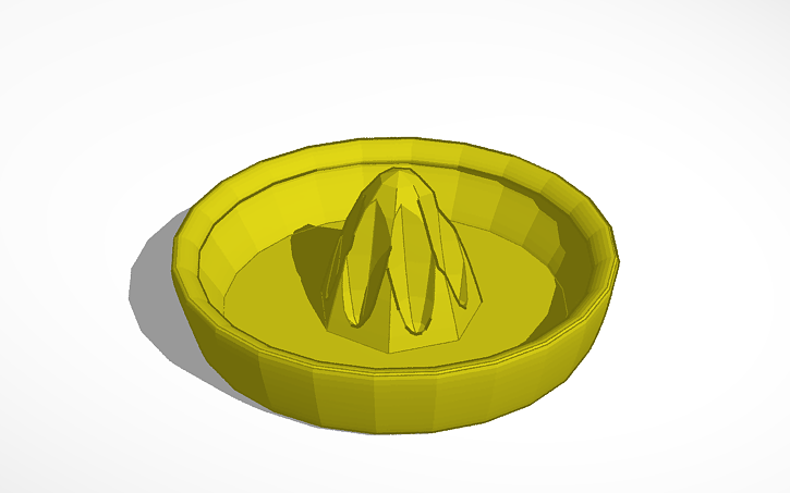 3D design Lemon Squeezer - Tinkercad
