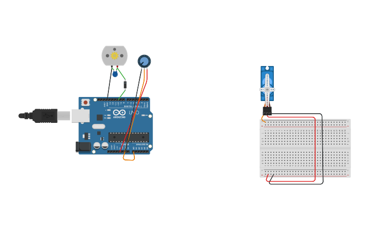 Circuit design practice_lmv Arduino 3: Motors - Tinkercad