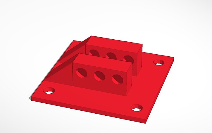 3D design LEGO Sensor & Motor Support Base - Tinkercad
