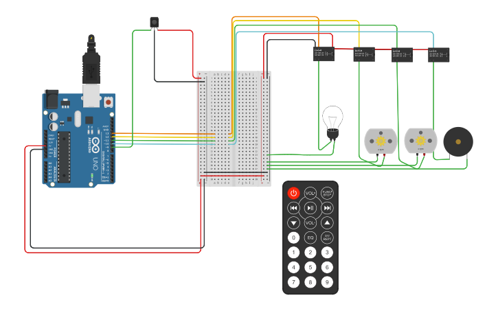 Circuit Design Ir Based Home Automation Tinkercad