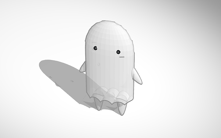 3D design ghosts - Tinkercad