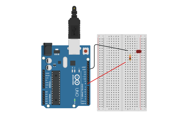Circuit design Arduino Introduction - use this one in class - Tinkercad