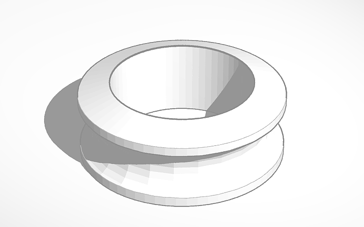 3D design CS7.1 Light Ring - CamV2 - Tinkercad