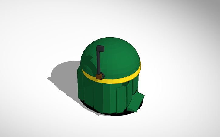 3D design Boba Fett - Tinkercad