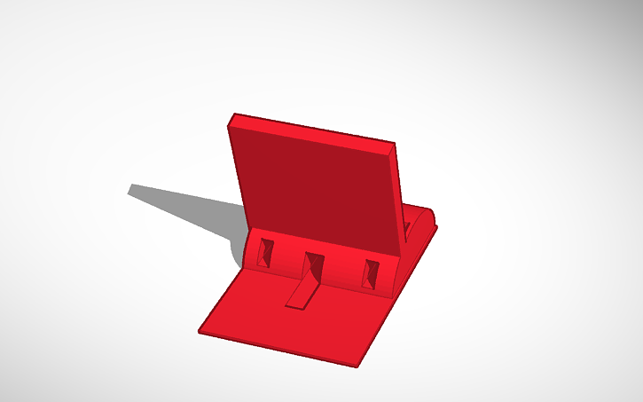 3D design phone stand - Tinkercad