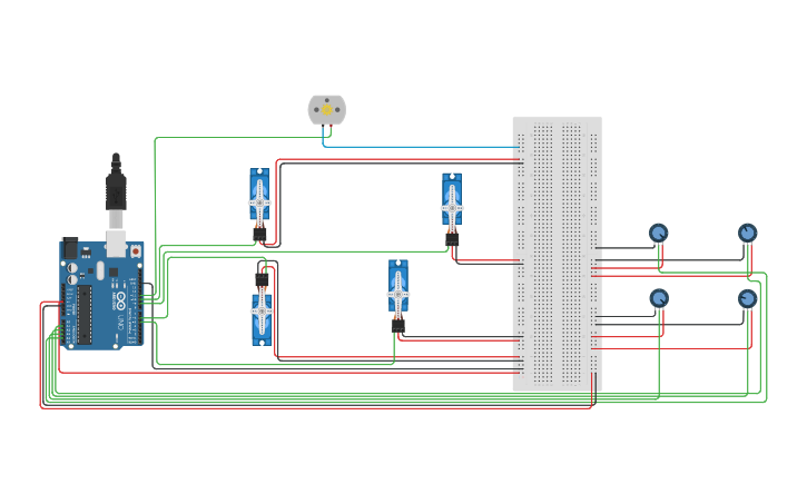 Circuit design RC Plane Circuit - Tinkercad