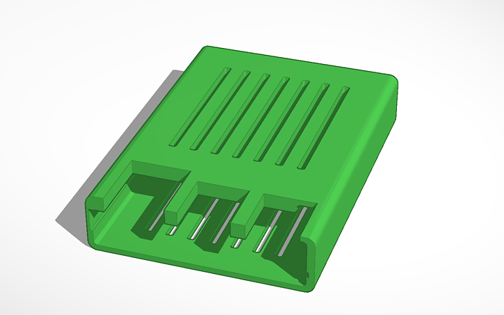 3D design Raspberry Pi B+ Case - Tinkercad