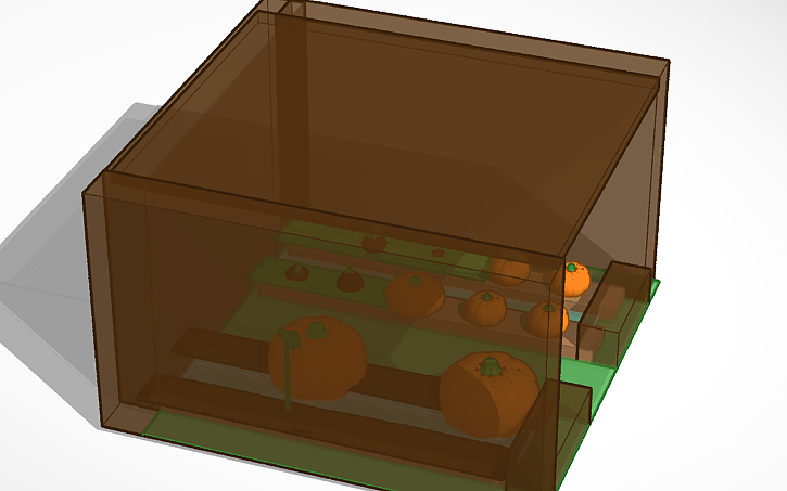 3D design Granja de Calabazas - Tinkercad