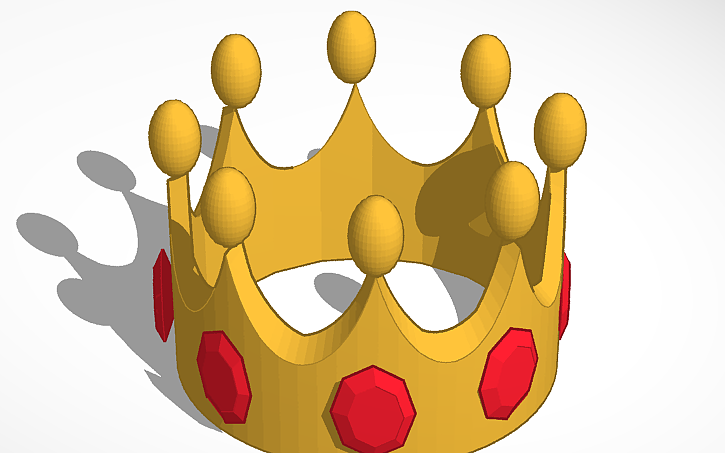 3D design Crown project | Tinkercad