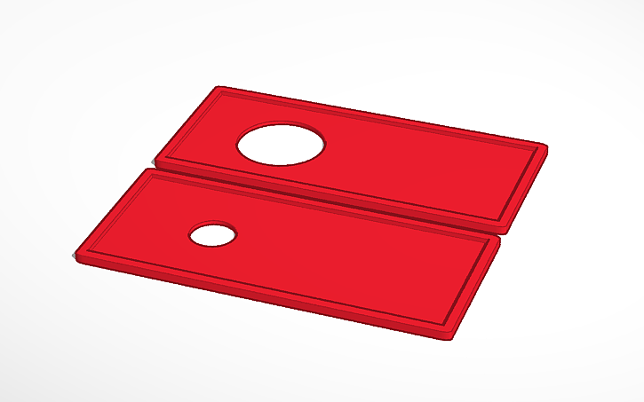 3D design Microscope Slide - Tinkercad