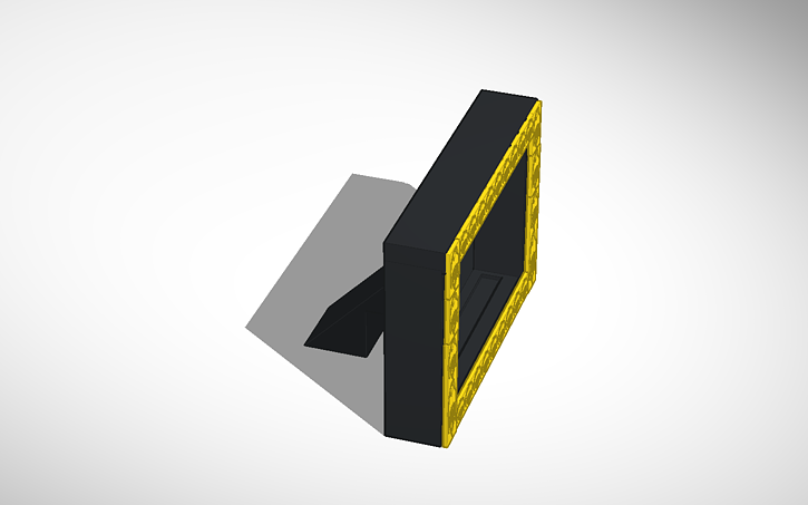 3D design Picture Frame - Tinkercad