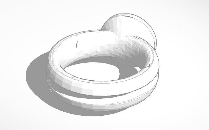 3D design Rings - Tinkercad