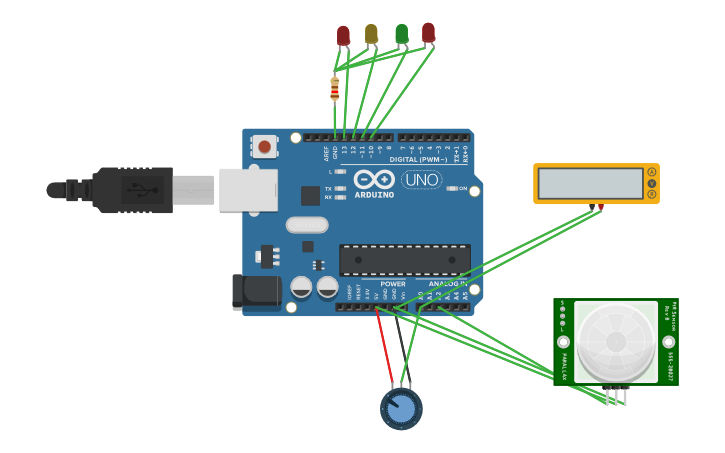 Circuit design Circuito analogico | Tinkercad