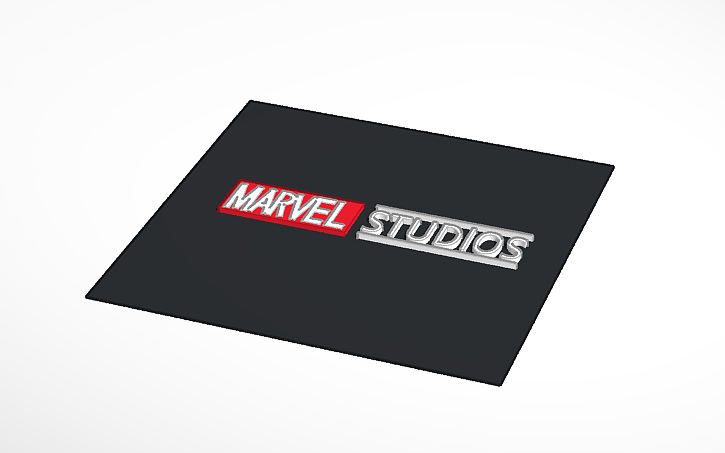 3D design MARVEL STUDIOS LOGO | Tinkercad