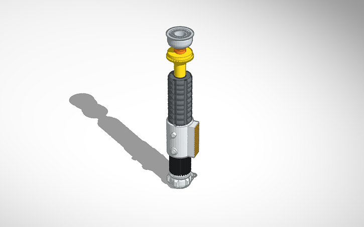 3D design Obi-Wan Kenobi's Lightsaber - Tinkercad
