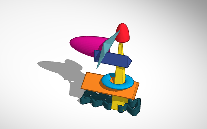 3d Design Abstract Tinkercad
