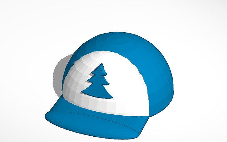 3D design Dipper Pines hat - Tinkercad