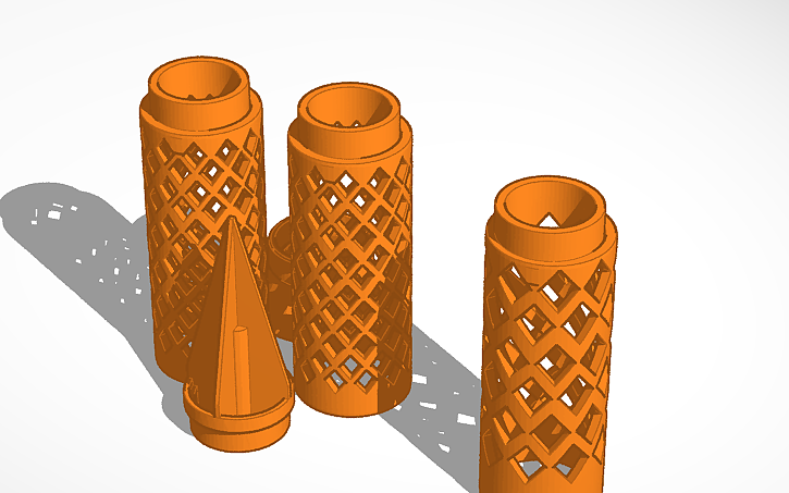 3D design Moss Pole - Tinkercad
