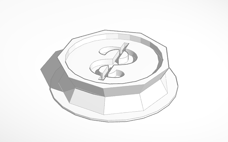 3D design 3D Printing Coin | Tinkercad