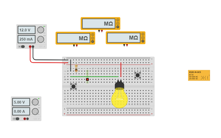 Circuit design PowerSupply_BulbSwitch | Tinkercad