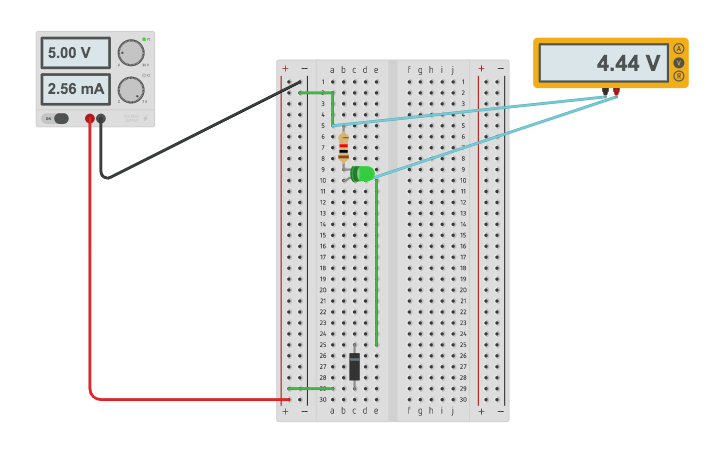 Circuit design 6-- Semiconductors - Tinkercad
