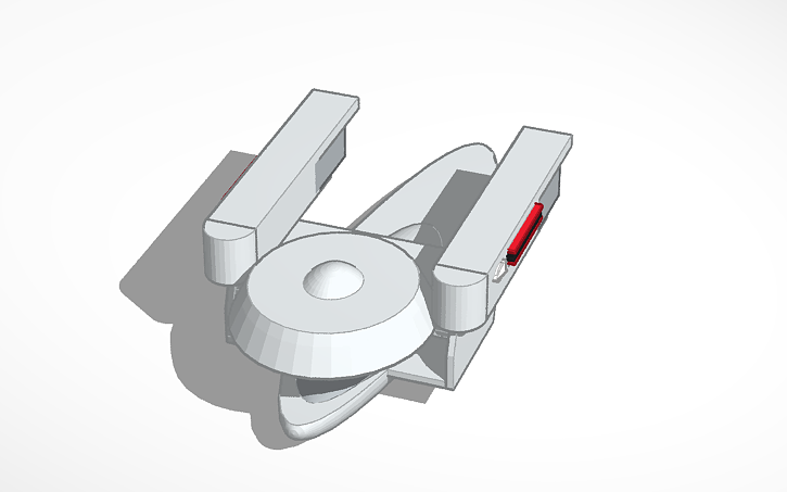 3D design Oberth-class starship | Tinkercad