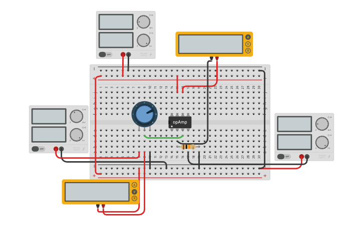 Circuit design MOD7-2 - Tinkercad