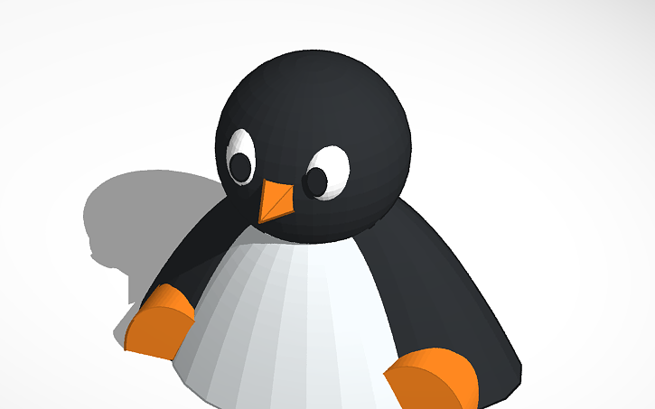 3D design Mia - Penguin - Tinkercad