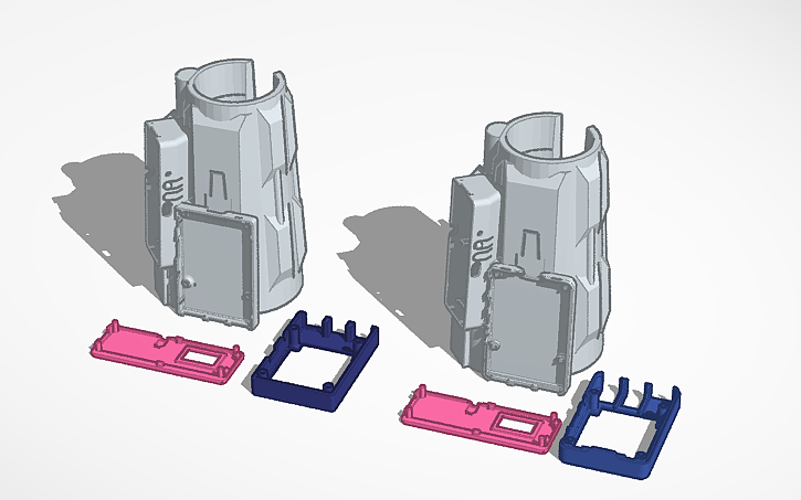 3D design gauntlet V2.0 - Tinkercad