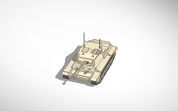 3D design Comet I (A34) - Tinkercad