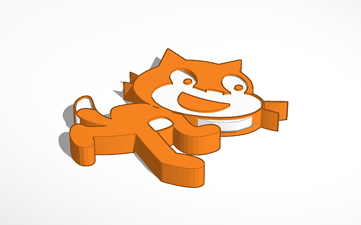 3D design Scratch cat - Tinkercad