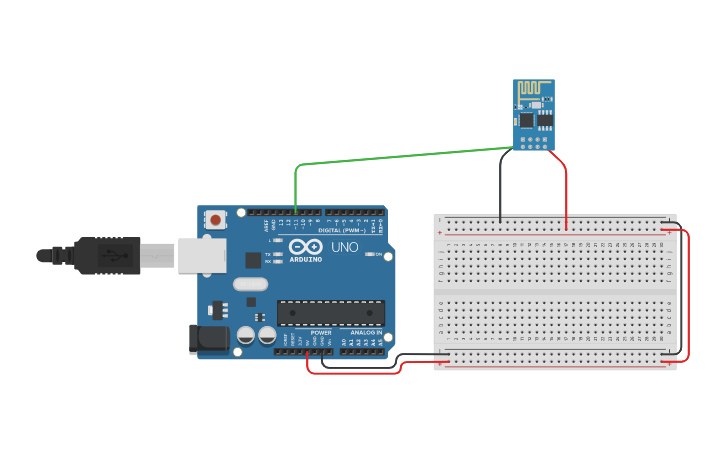 Circuit design ESP - Tinkercad