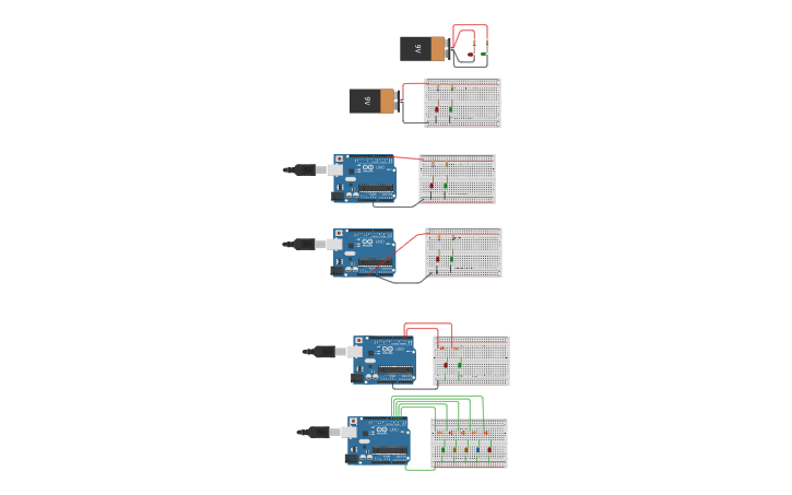Circuit design practica 1 - Tinkercad