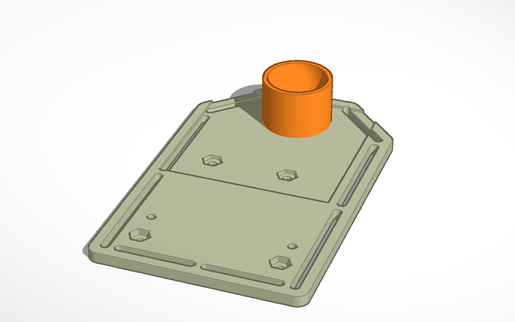 3D design car chassis - Tinkercad