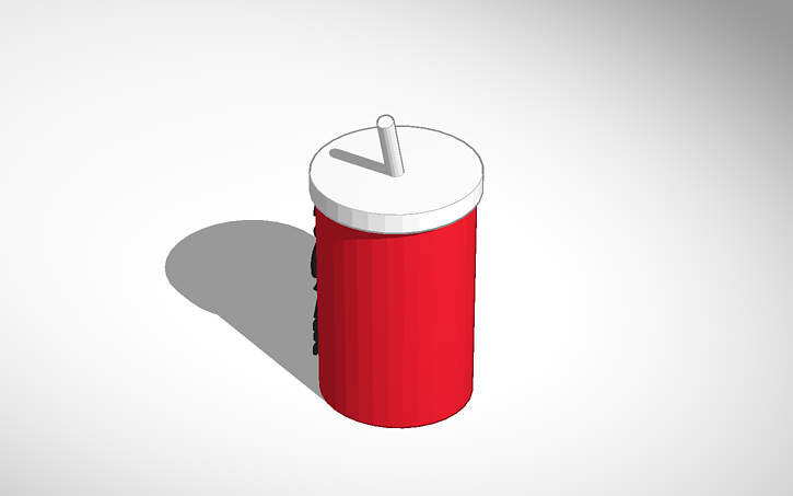 3D design Coke cup - Tinkercad