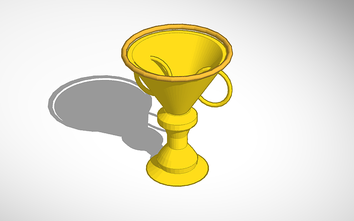 3D design Trophy - Tinkercad