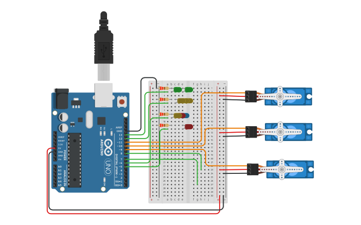 Circuit design CORTADORA | Tinkercad