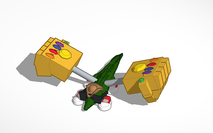 3D design The drip croc - Tinkercad