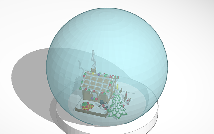 3D design Vikram Pradhan P4 ginger bread house - Tinkercad