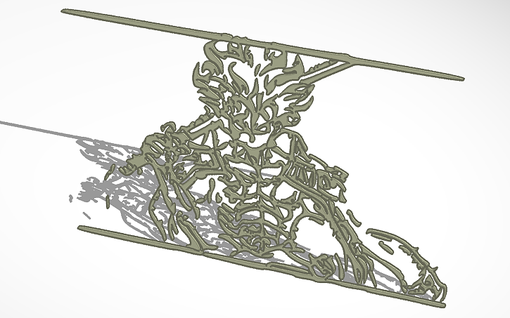 3D design luffy - Tinkercad