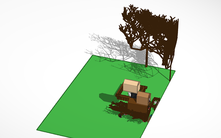 3D design tree house - Tinkercad