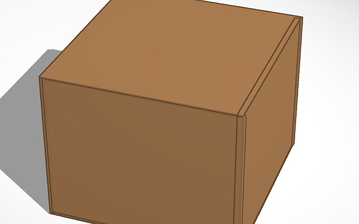 3D design box - Tinkercad