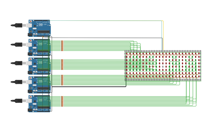 Circuit design Smart Clock Project (LED Edition) - Tinkercad