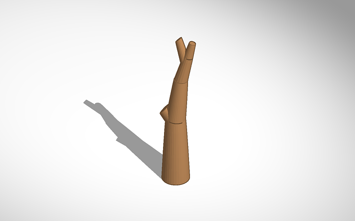3D design Stick / Branch - Tinkercad