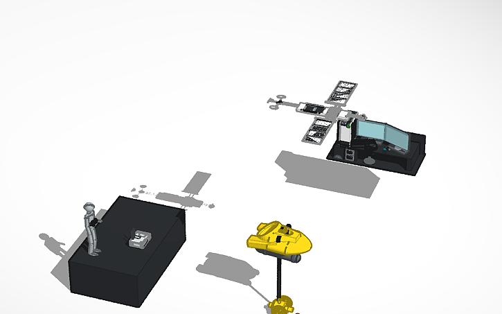 3D design Copy of SWA Deep Sea Submarine Finished Model | Tinkercad