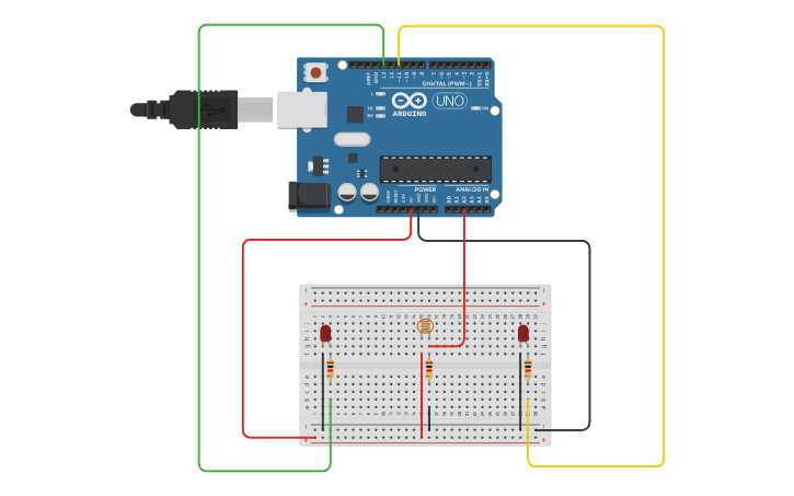 Circuit design Semana12_Circuito3 - Tinkercad