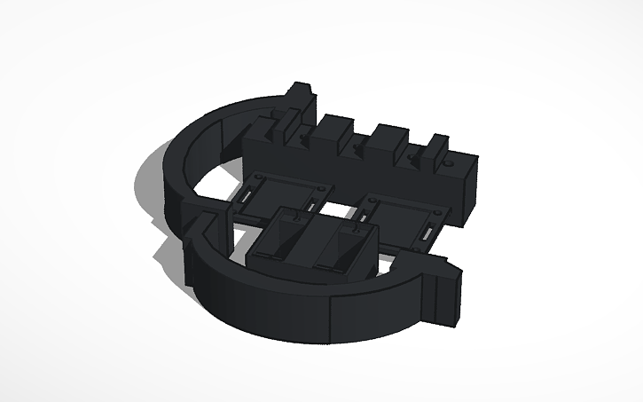 3D design Aurduino line follower car parts - Tinkercad